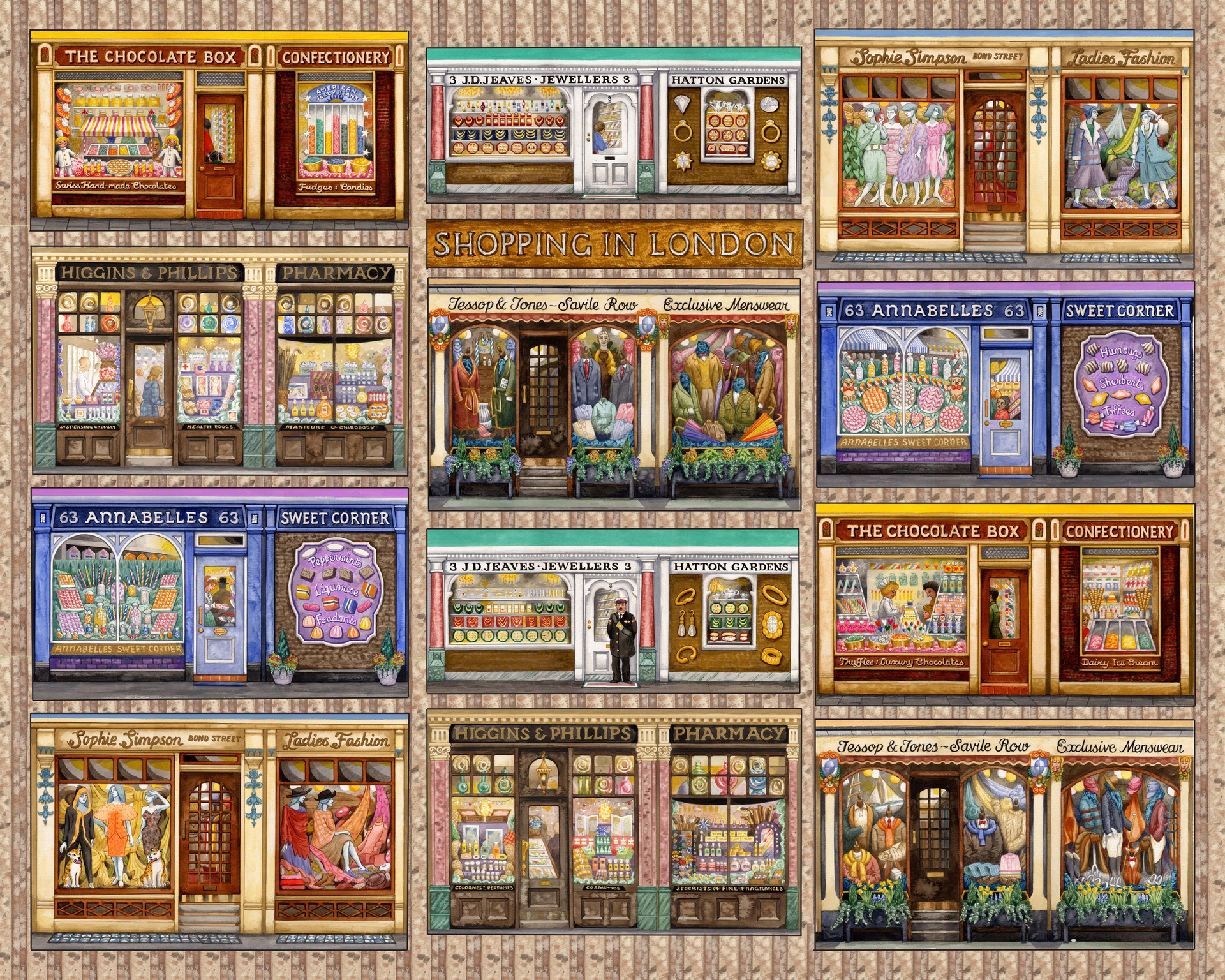 Shops and Shopping Scenes