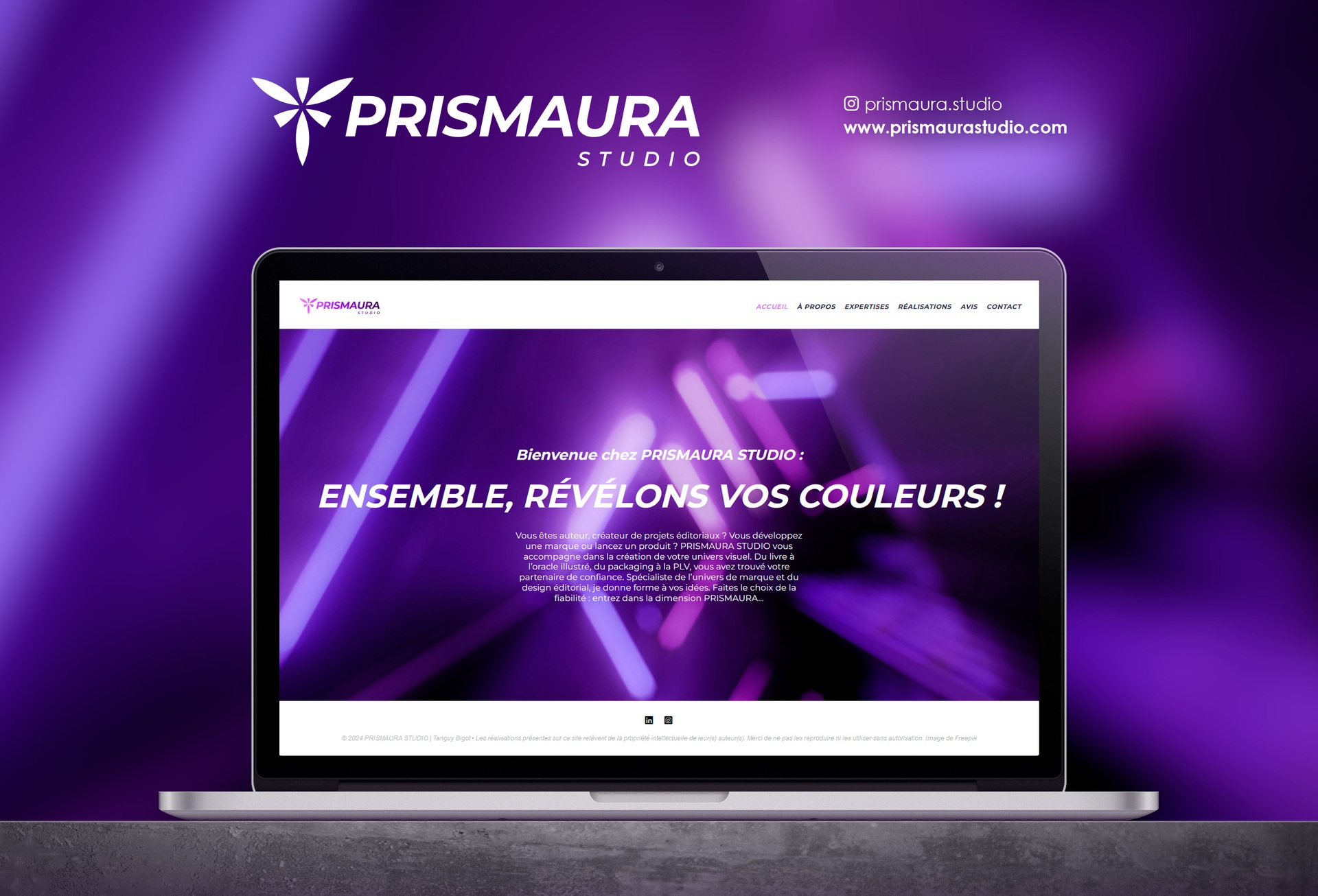 PRISMAURA STUDIO | Univers de marque & Design éditorial