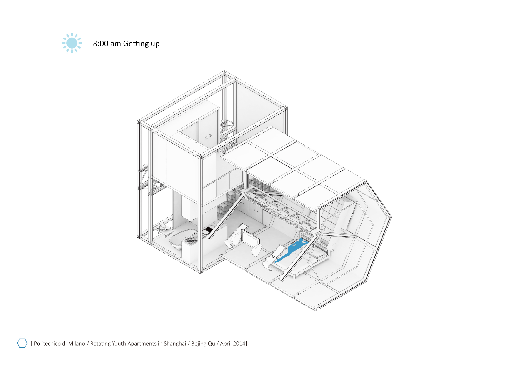 Master Graduation Thesis : Rotating plug-in apartment in Shanghai ...