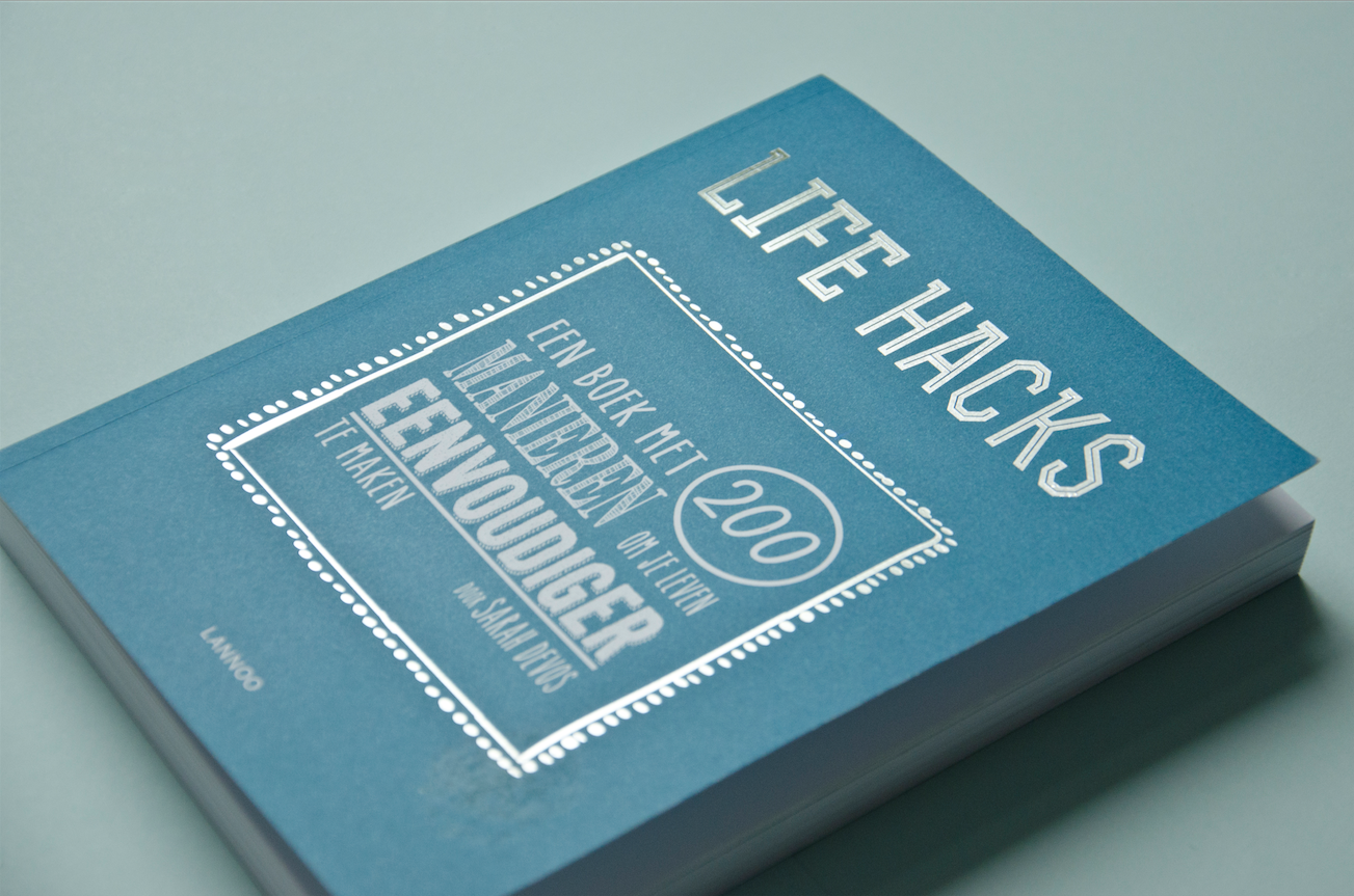 LIFE HACKS - book design - Valérie Machtelinckx