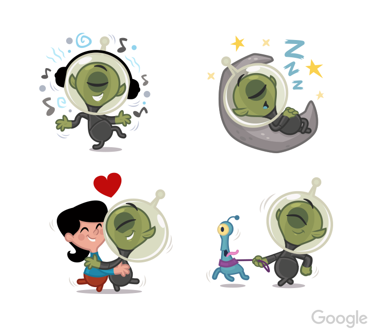 Hangouts stickers