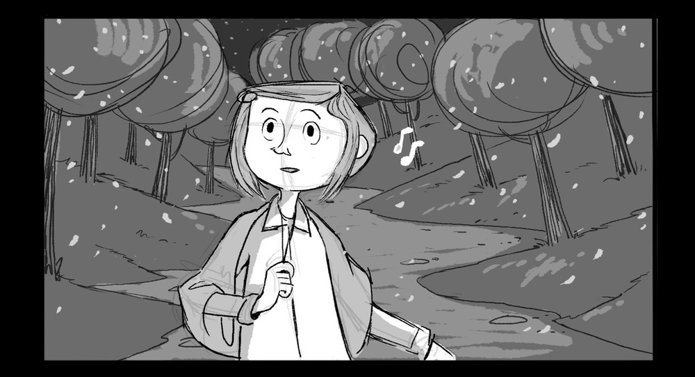 CORALINE STORYBOARD STUDY