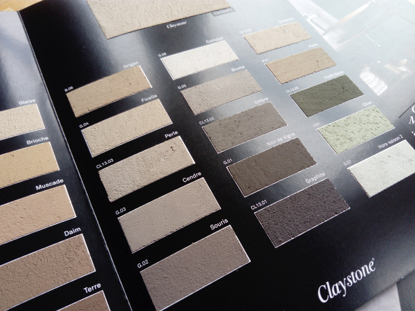 Claystone Colour Chart