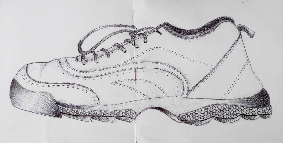 These fantastic shoe observational drawings were created during the ...