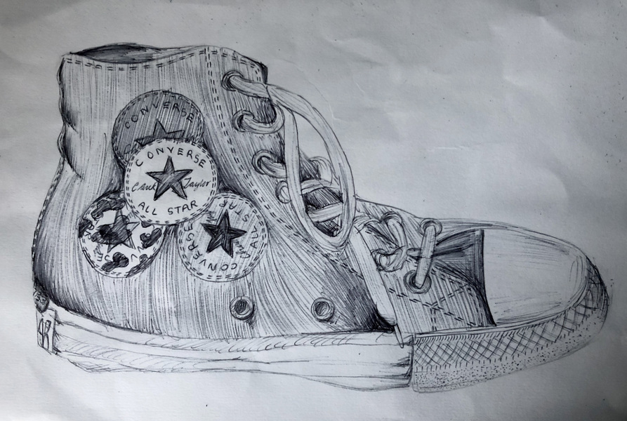 These fantastic shoe observational drawings were created during the ...