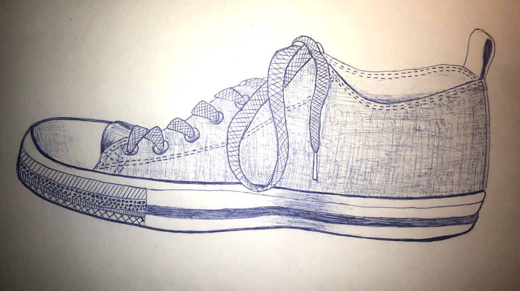 These fantastic shoe observational drawings were created during the ...