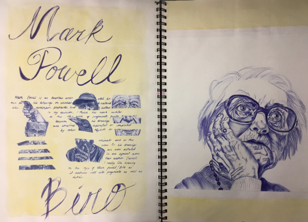 A selection of Fine Art sketchbook pages exploring idea development ...