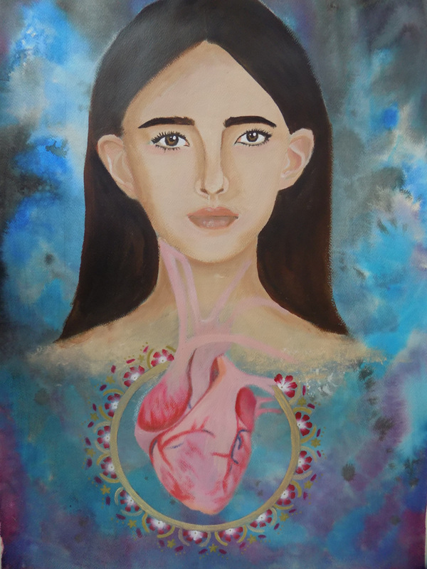 fine artists create a series of self portraits as part of their ...