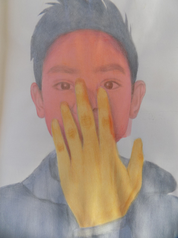 fine artists create a series of self portraits as part of their ...