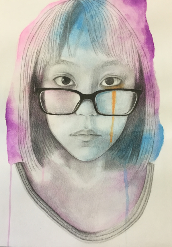 fine artists create a series of self portraits as part of their ...