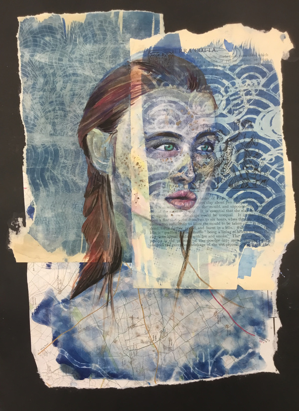 fine artists create a series of self portraits as part of their ...