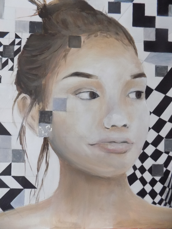 fine artists create a series of self portraits as part of their ...