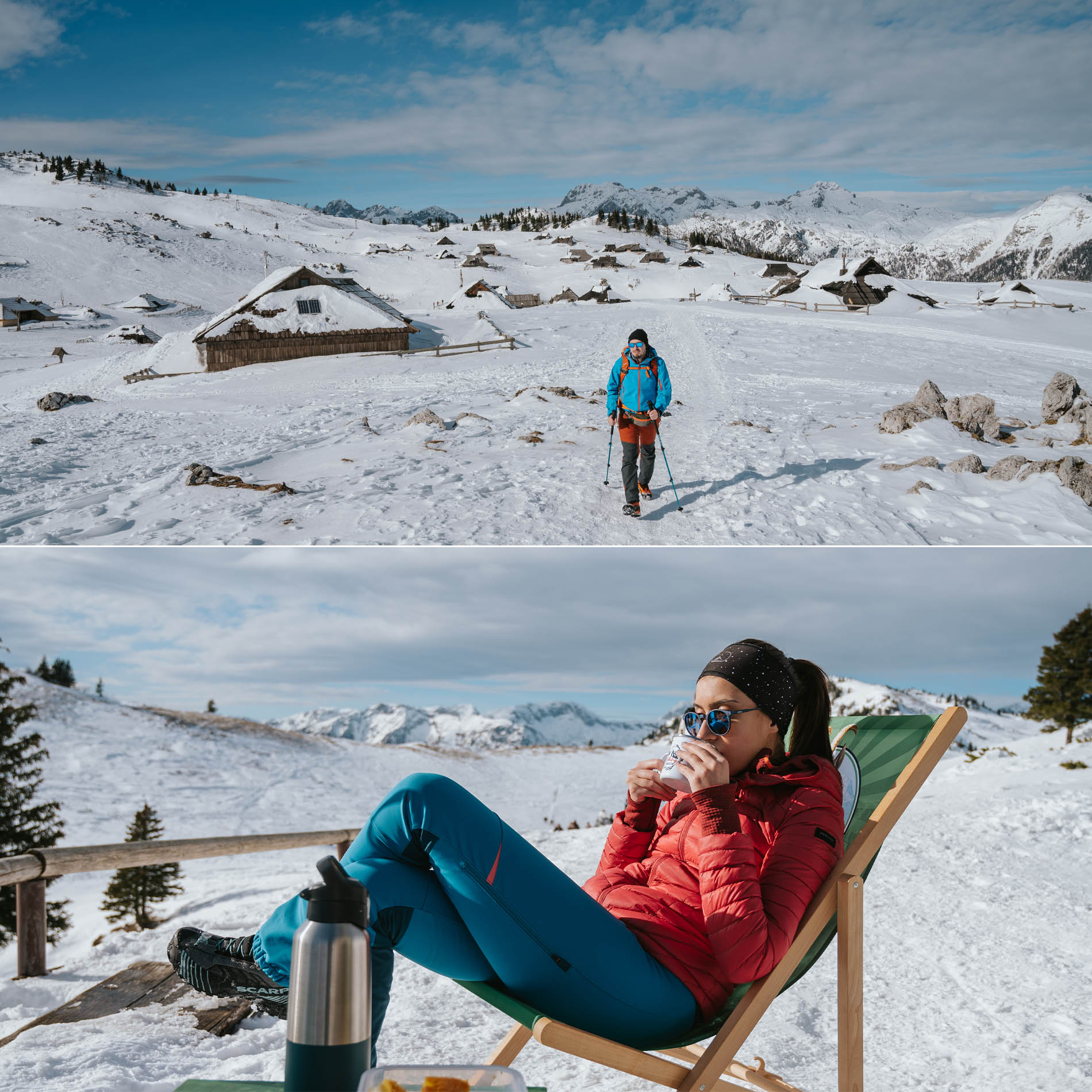 Velika planina zimski uspon od kamenoloma i savršena ideja za ...