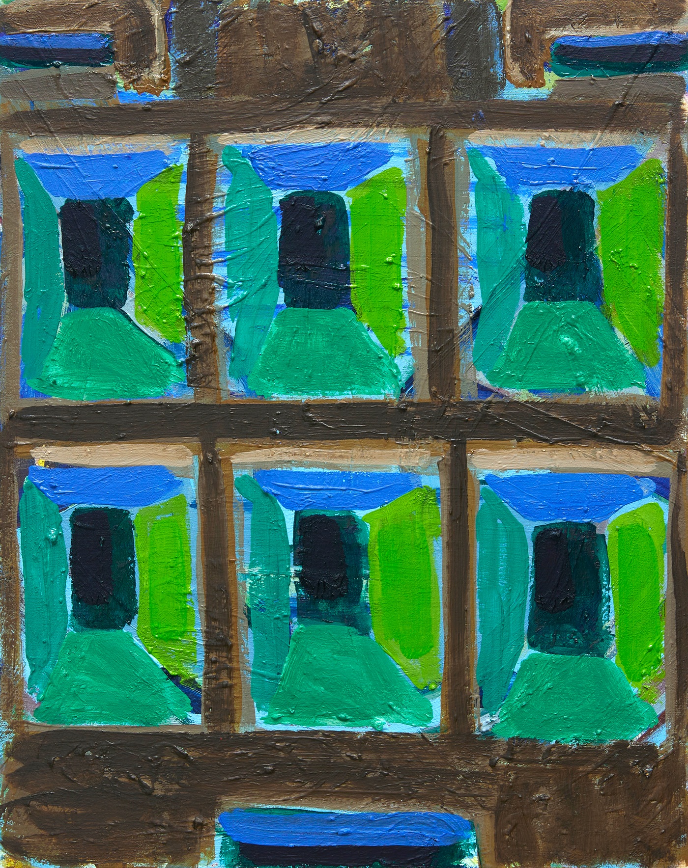 Martello Oil on Wood. 40 x 30cm