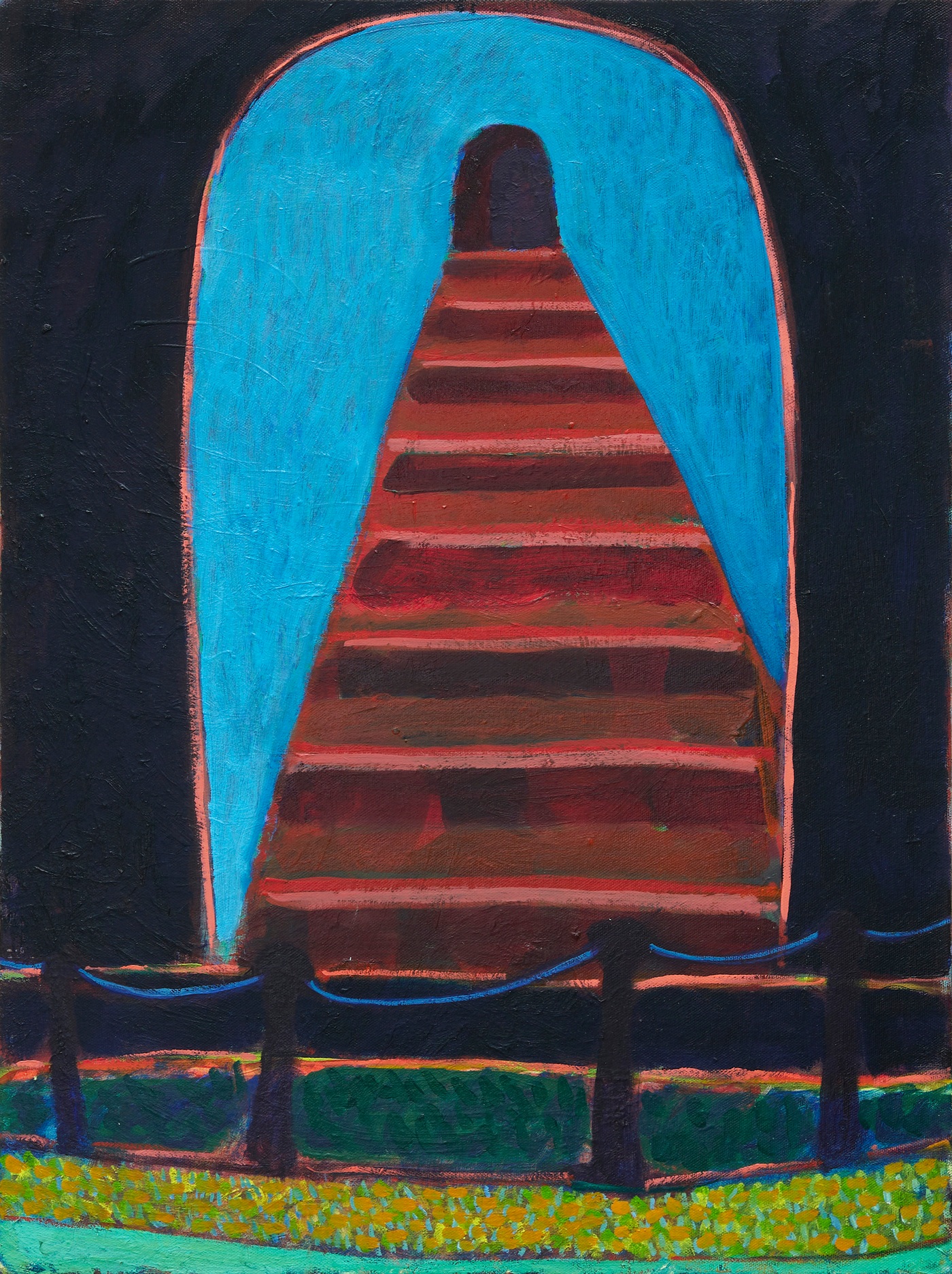 Nighty Lighty Oil on Canvas. 80 x 60cm