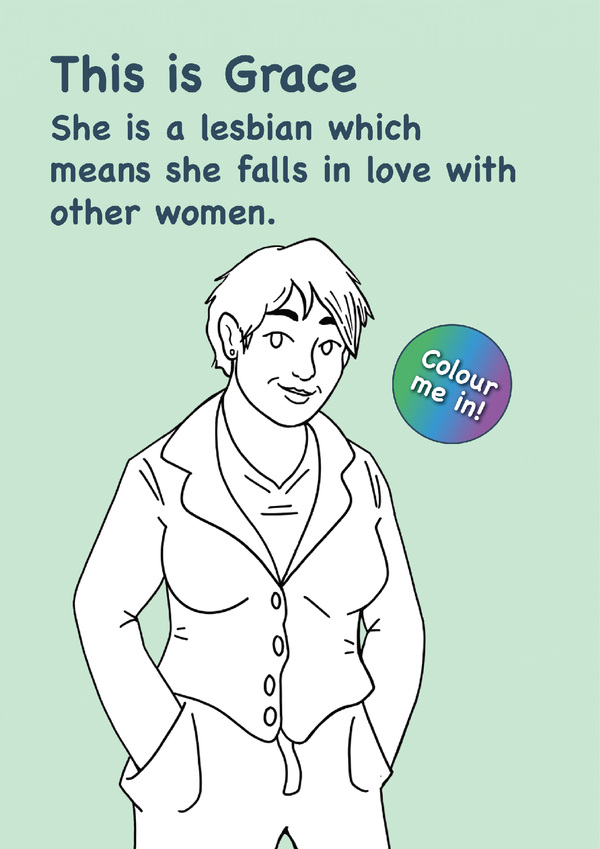 Series of illustrations for LGBT Foundation for a LGBT-themed colouring ...
