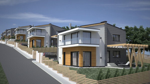 proiectare arhitectura ansamblu locuinte individuale Dezmir Cluj