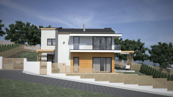 proiectare arhitectura ansamblu locuinte individuale Dezmir Cluj