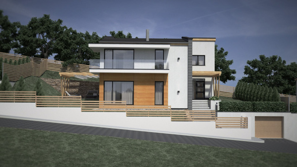 proiectare arhitectura ansamblu locuinte individuale Dezmir Cluj