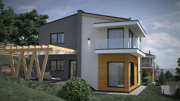proiectare arhitectura ansamblu locuinte individuale Dezmir Cluj