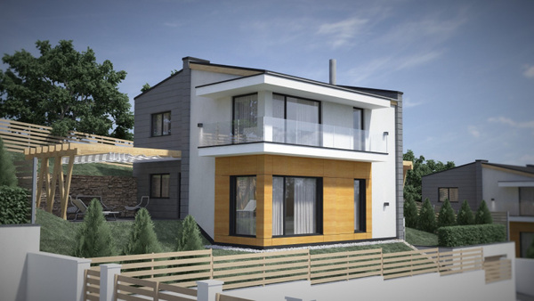 proiectare arhitectura ansamblu locuinte individuale Dezmir Cluj