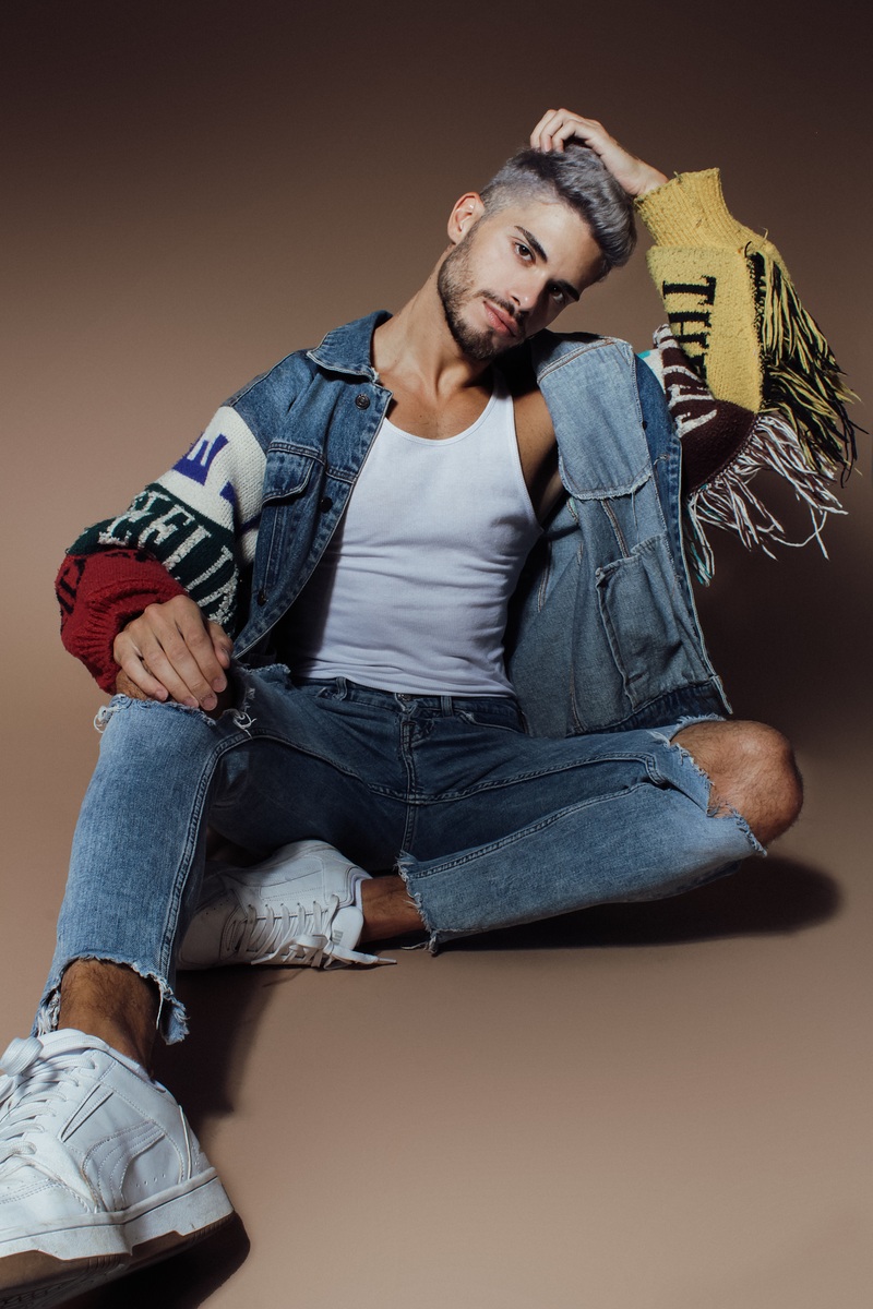 ecommerce lifestyle model Gianluca Volgare