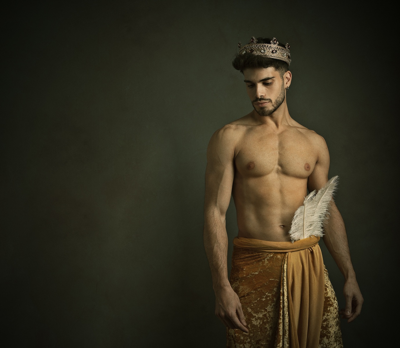 Fantasy style model Gianluca Volgare