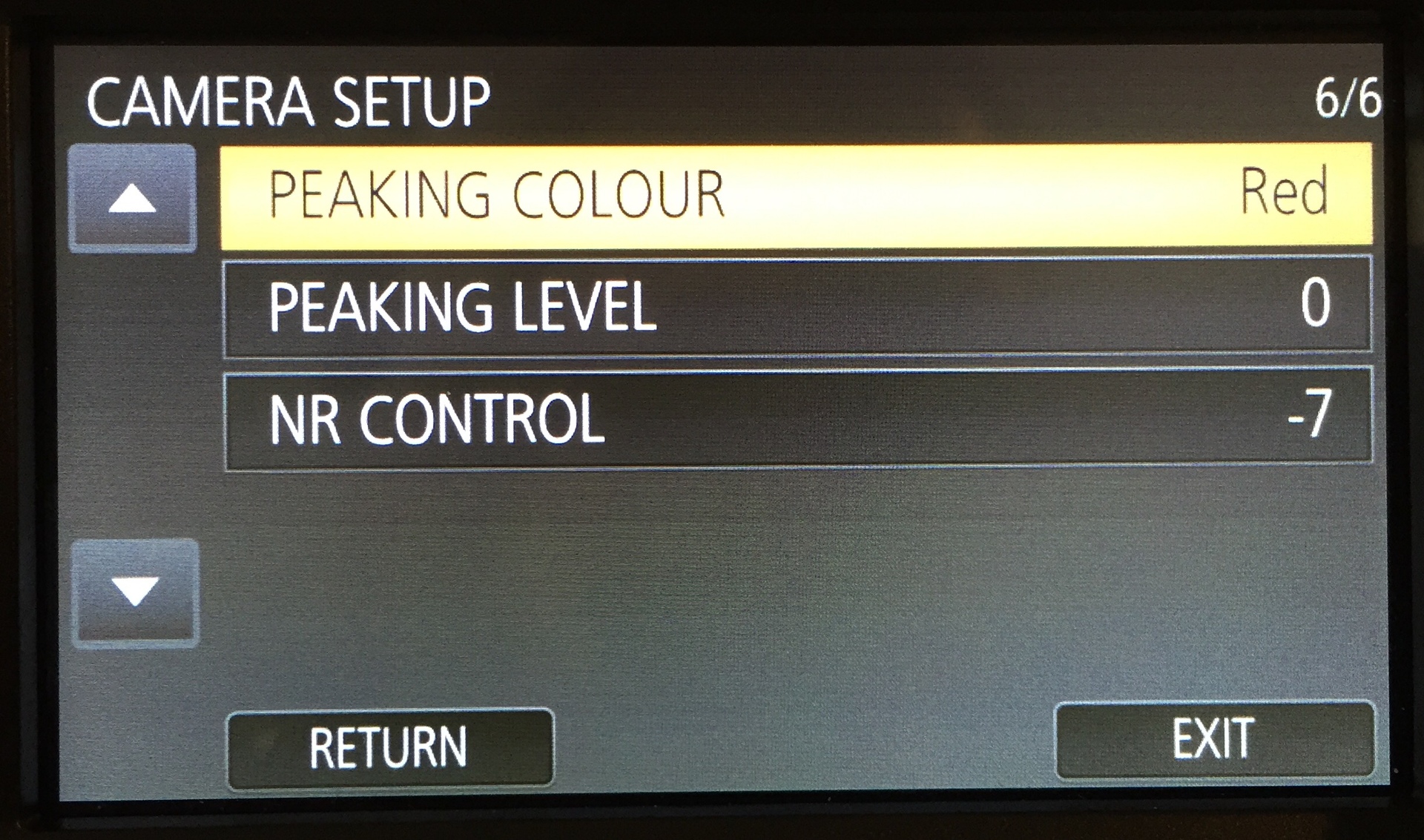 Panasonic X1000 Picture Profile