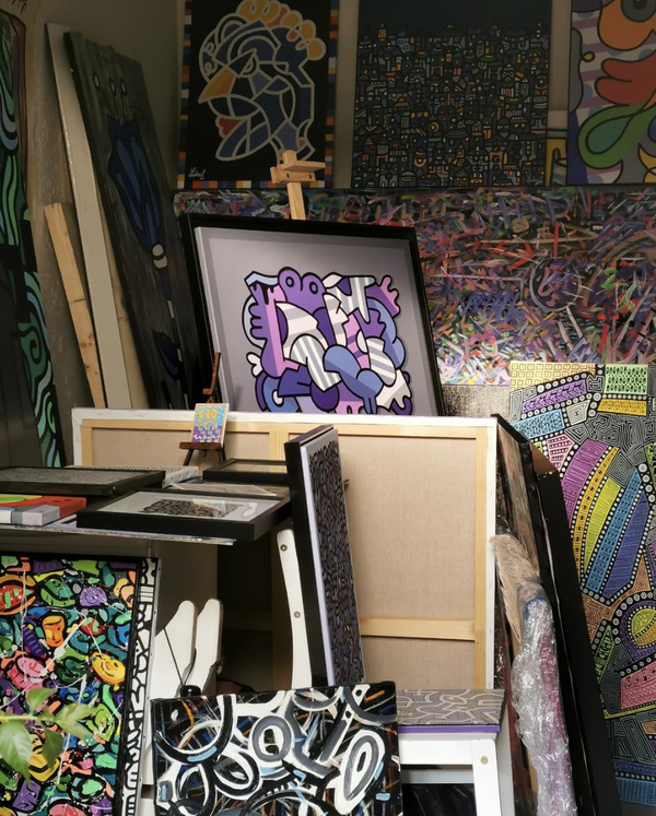 Travaux de l'artiste Peintre Lukas