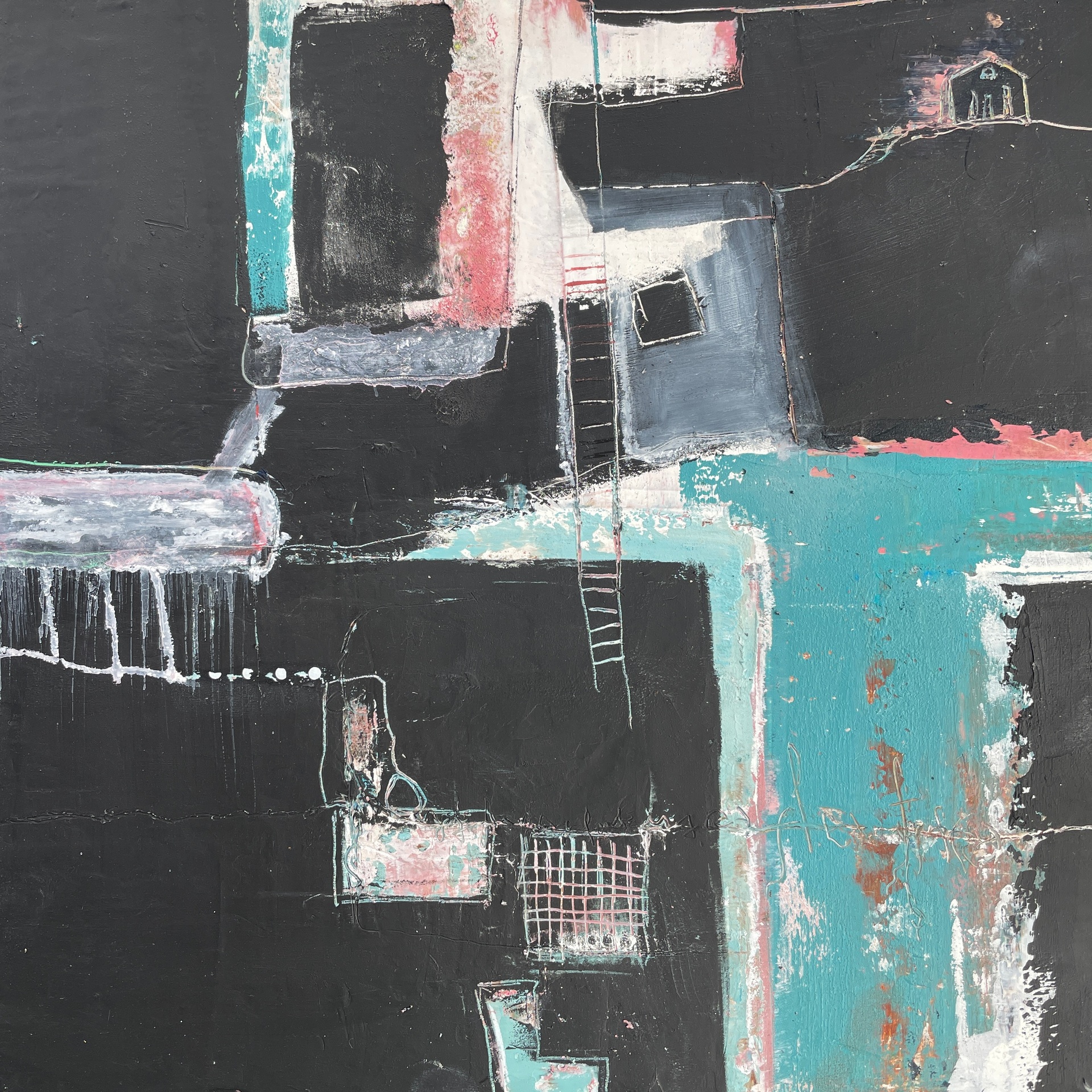 Oil & Cold Wax Medium & Encaustic Paintings by Artist Jane Foot