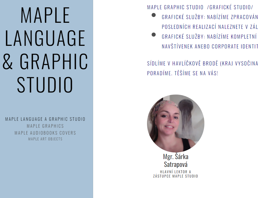 MAPLE LANGUAGE & GRAPHIC STUDIO
