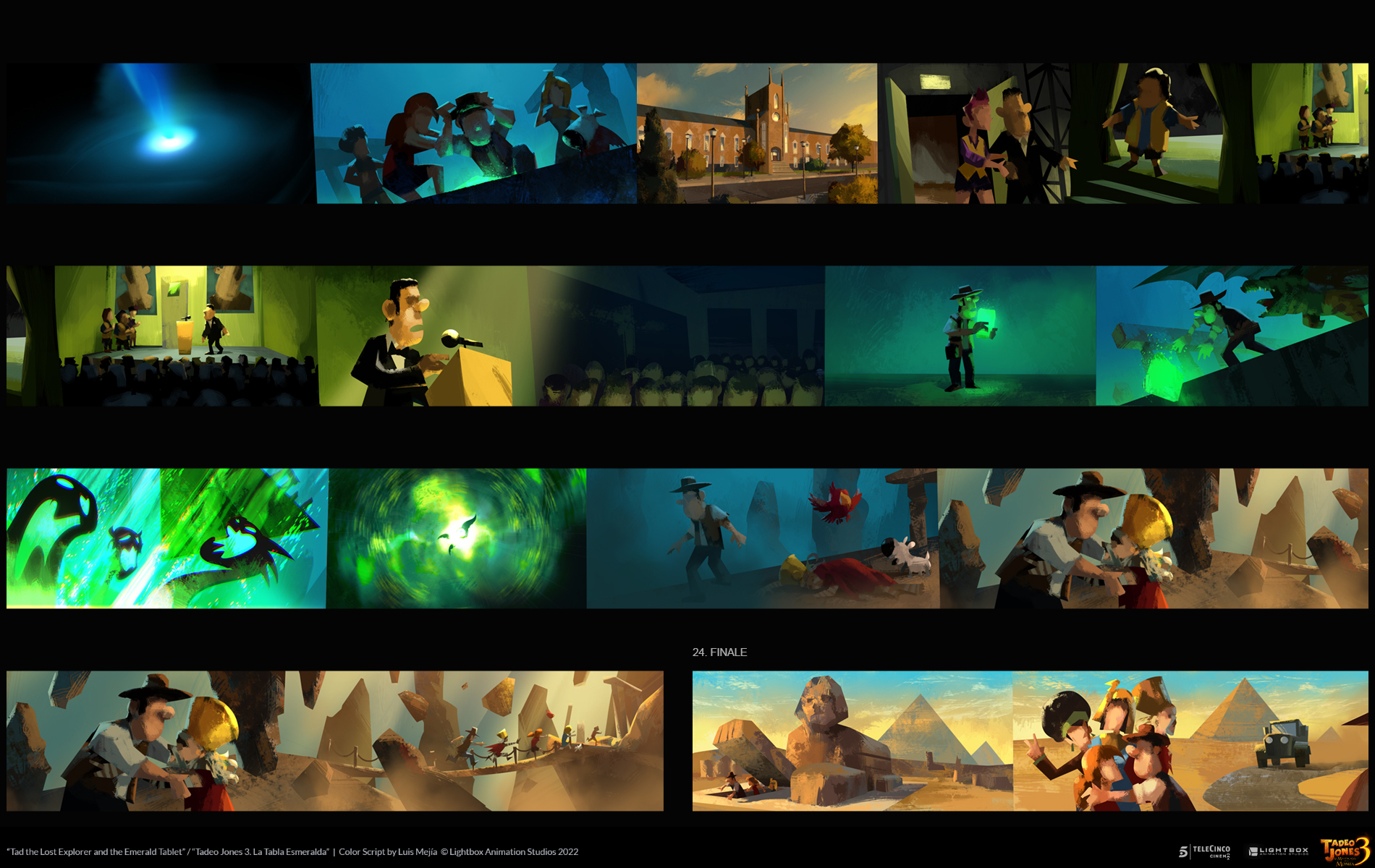 Luis Mejía | Tadeo Jones 3 / Color Script